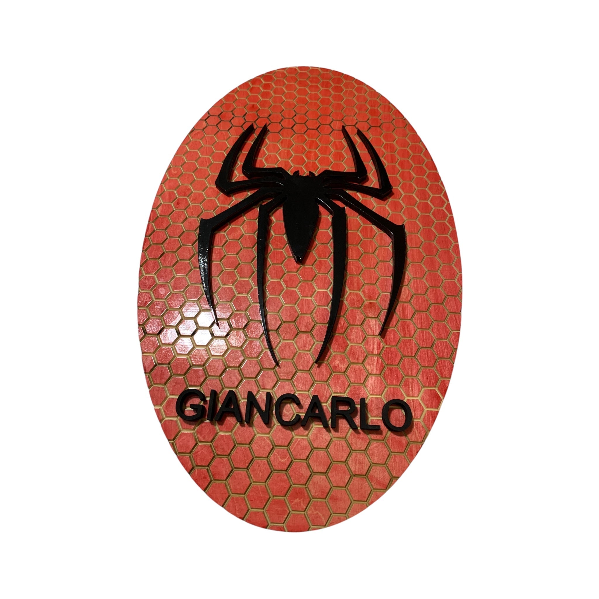 Spider-Man-Inspired Wall Art with LED Backlighting and Personalization ...