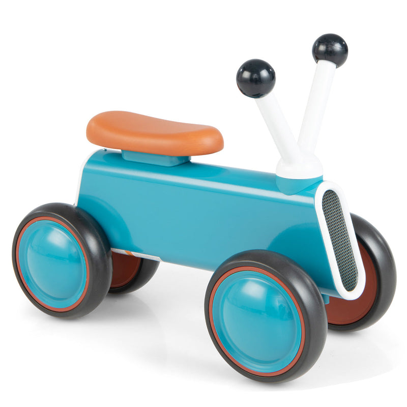 4 Wheels Baby Balance Bike without Pedal-Blue – Perfect Stock