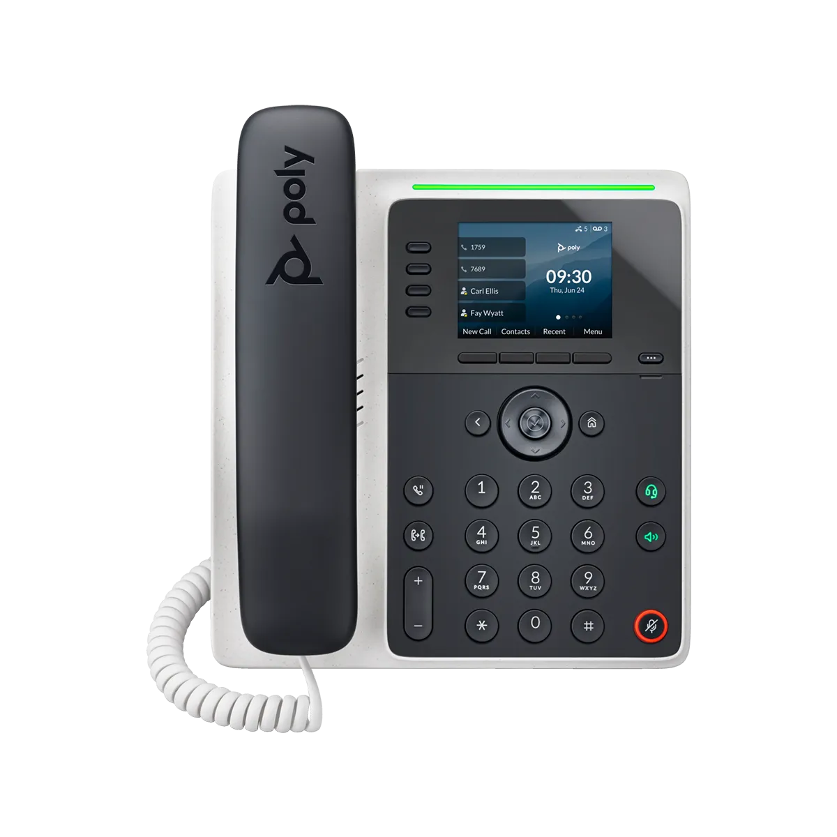 Poly Edge E220 IP Desk Phone PoE-enabled – Perfect Stock