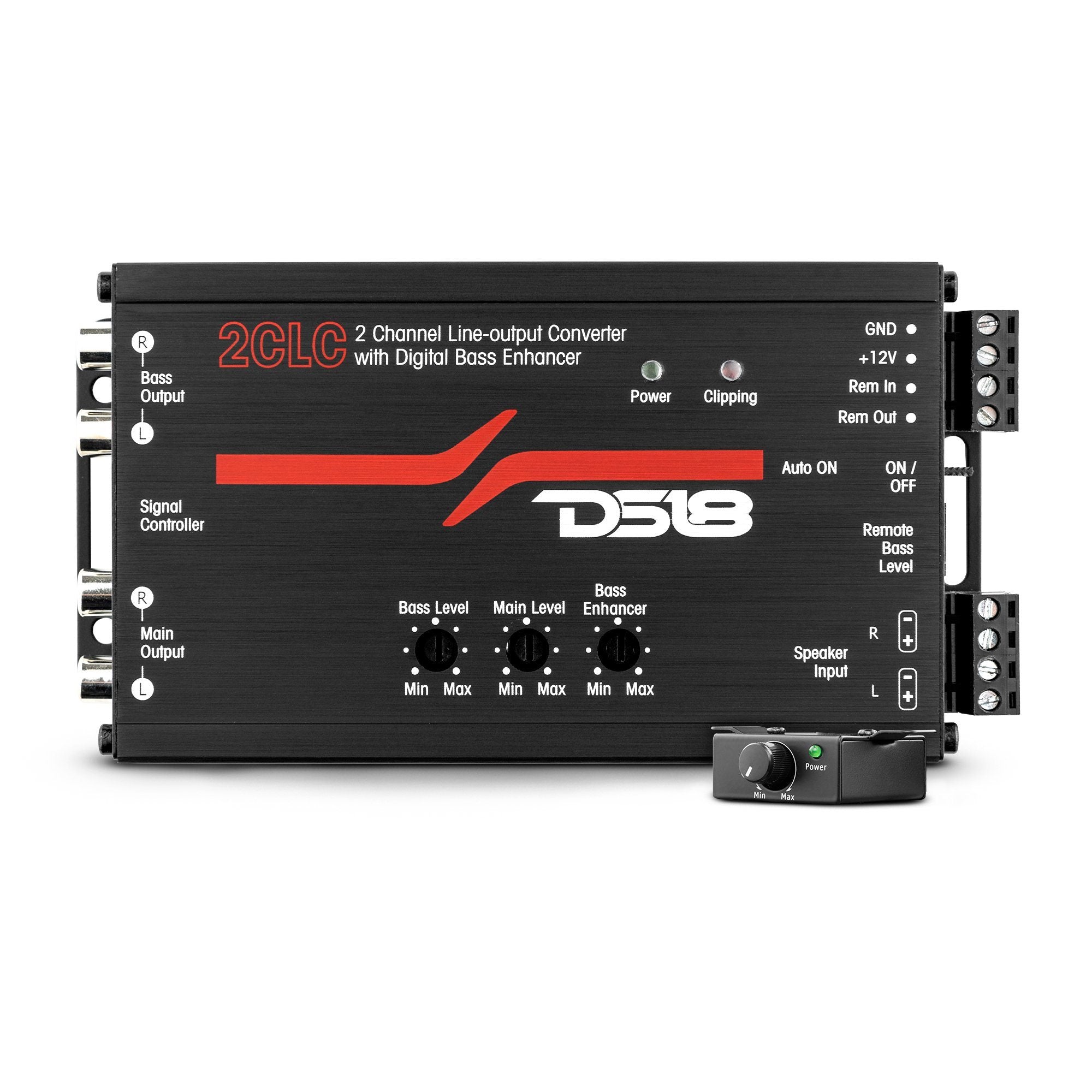 2-Channel Line Output Converter with Digital Bass Enhancer – Perfect Stock