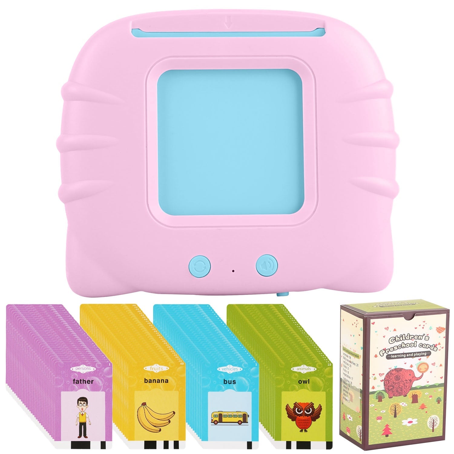 224 Words Kid Flash Talking Cards 112 Card Electronic Cognitive Audio ...