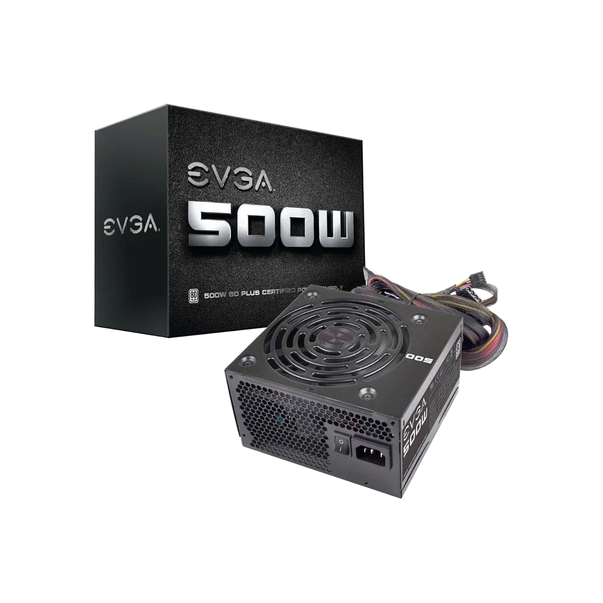 EVGA 500 W1 80+ White 500W Power Supply | 100-W1-0500-KR – Perfect Stock
