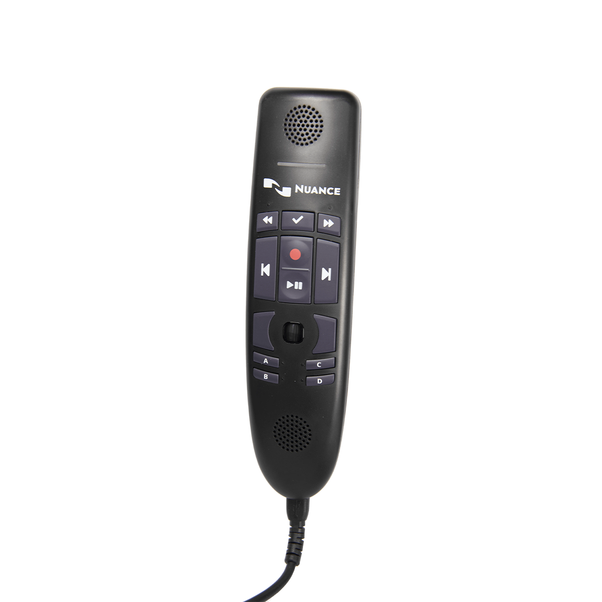 Nuance PowerMic 4 Microphone for Dragon 16, 6 Foot Coiled Cord ...
