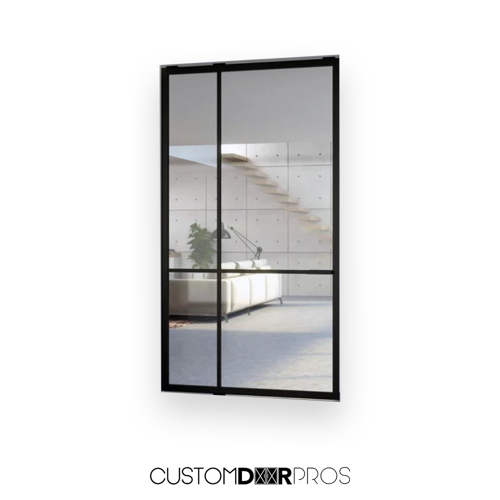 Apheleia Aluminum Pivot Door System - Easy Assembly, 4 Colors, Stealth ...
