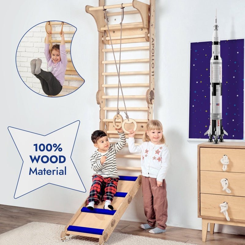 Apollo Swedish Wall / Climbing ladder for Little Austronauts + Moon sw – Perfect Stock