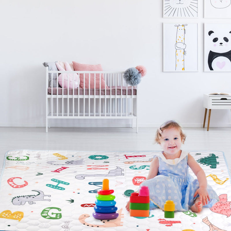 50x50IN Baby Play Mat Non-Slip Baby Crawling Mat Foldable Playpen Mat ...