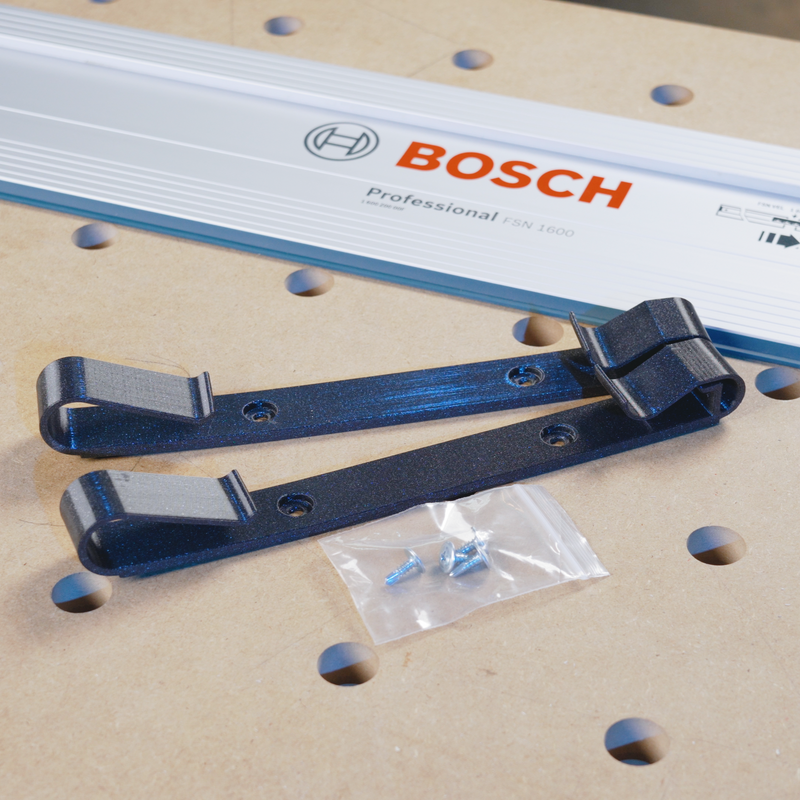 Garage Door/Wall Mount Brackets for Bosch Guide Rails – Perfect Stock