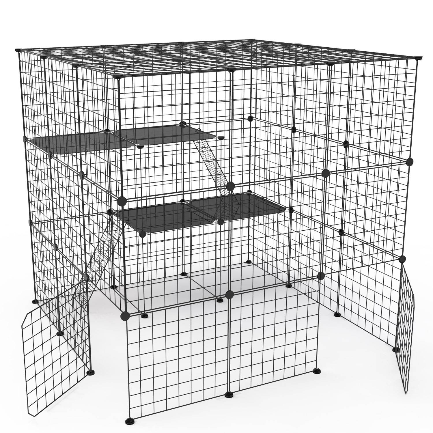 GBruno 3 Tier Large Cat Cage – Perfect Stock