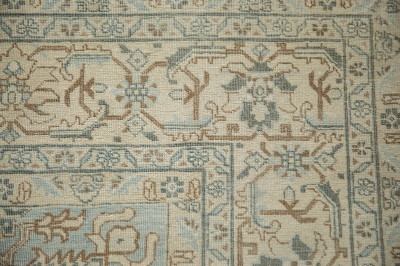 7x10.5 Vintage Distressed Tabriz Carpet – Perfect Stock